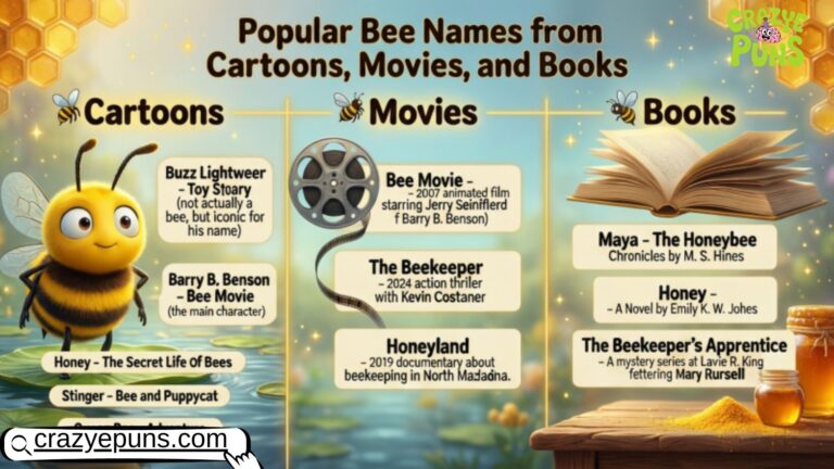 400+ Bee Names With Cute, Funny & Mysterious Choices In 2026
